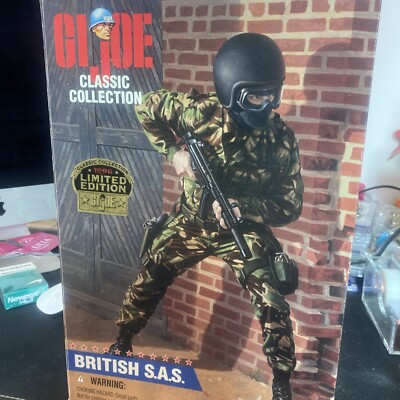 VINTAGE GI JOE 12" LIMITED EDITION CLASSIC BRITISH SAS S.A.S. HASBRO ...