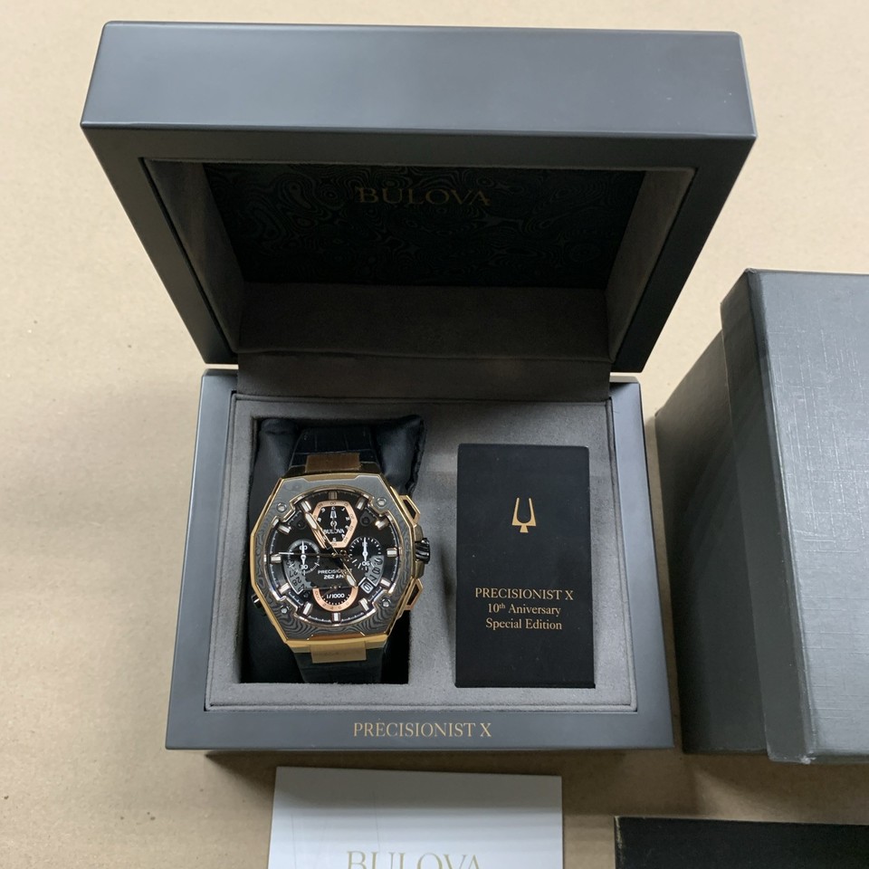 Bulova Precisionist X Men's Special Edition Watch 98B356 Bulova 10th ...