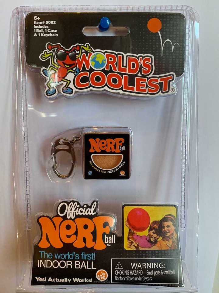 World's Coolest Official Nerf Ball Keychain | eBay
