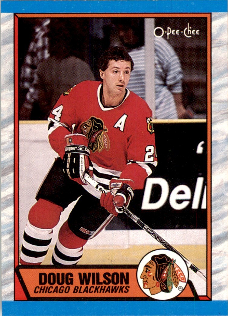 1989-90 O-PEE-CHEE DOUG WILSON CHICAGO BLACKHAWKS #112 | eBay