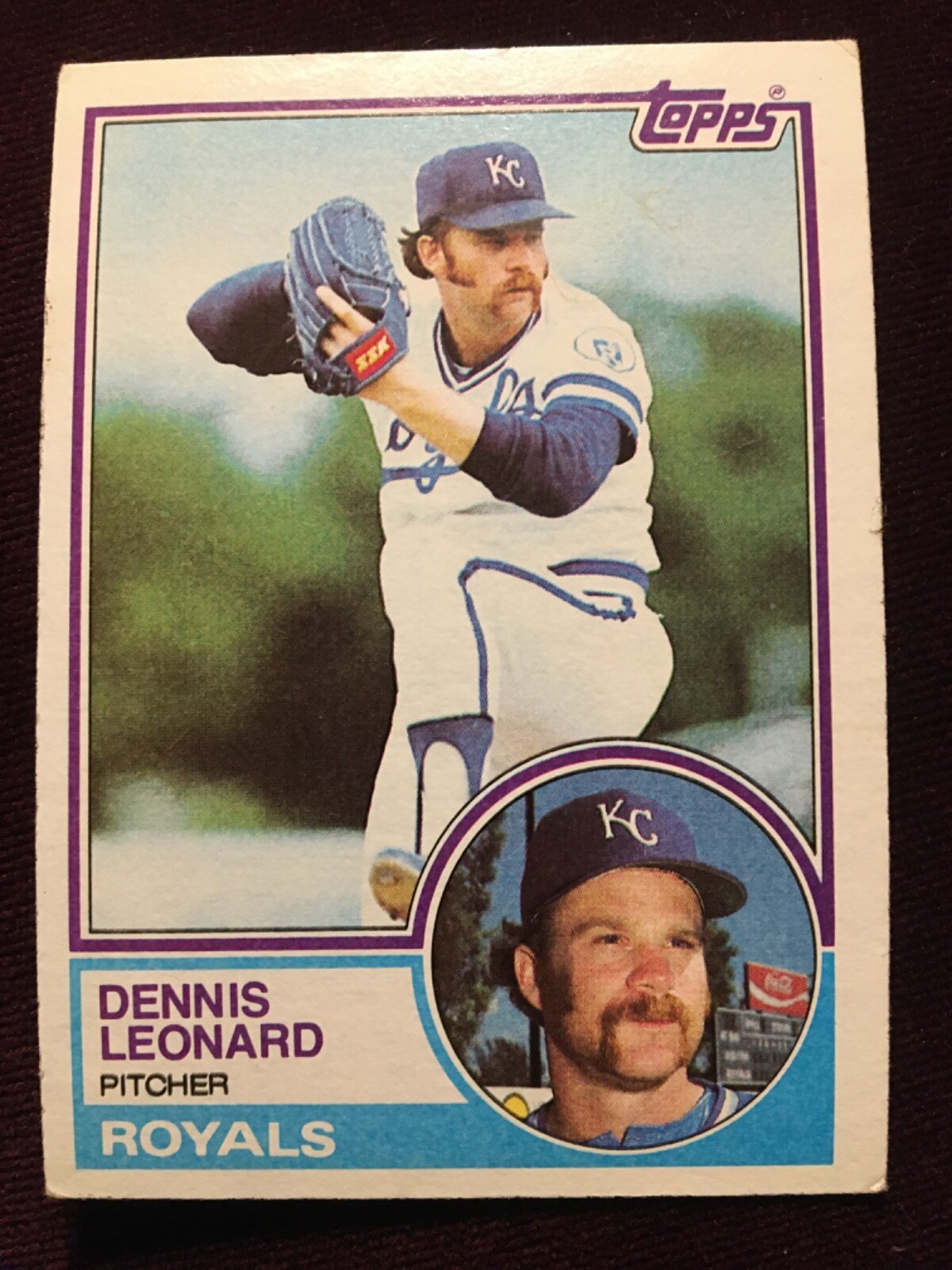 1983 Topps #785 Royals Dennis Leonard Baseball Card | eBay