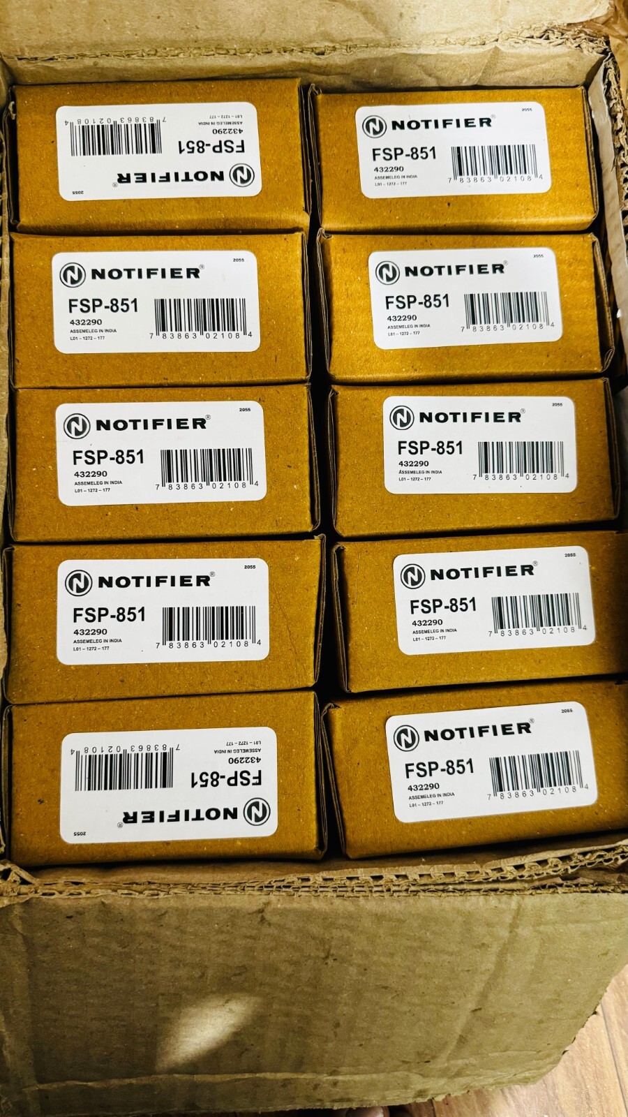 NEW IN BOX NOTIFIER FSP-851 SMOKE DETECTOR FSP 851 FIRE ALARM FREE ...