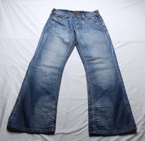 Fishbone Women's Mid-Rise Faded Denim Bootcut Jeans CA4 Blue Size 32/30 ...