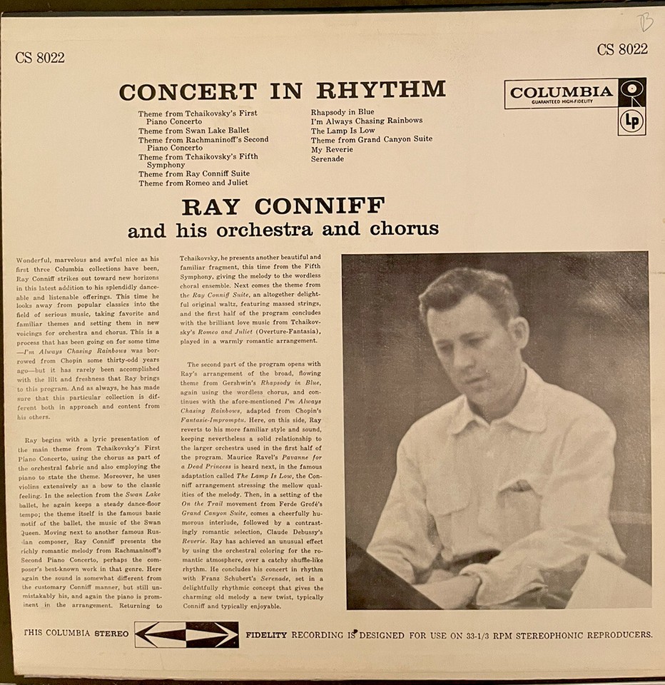 Ray Conniff & Orchestra- Concert In Rhythm- Stereo Vinyl LP- Excellent ...