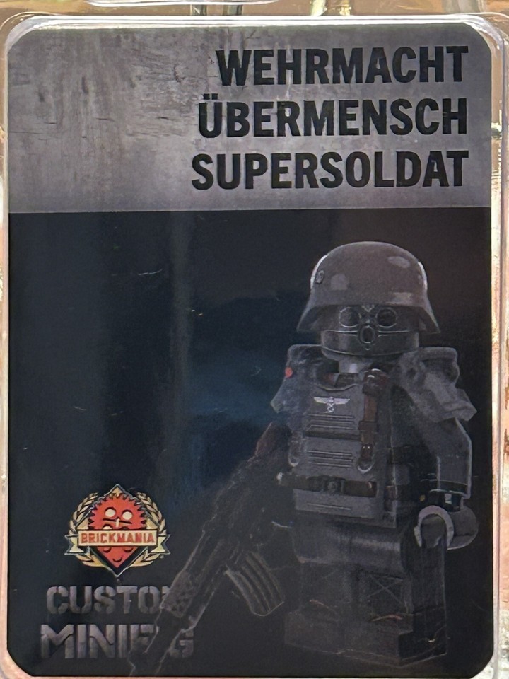 Brickmania Wehrmacht Ubermensch Supersoldat | eBay