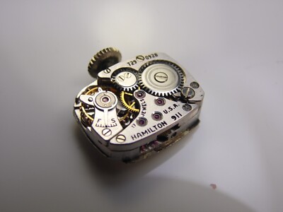 Hamilton 911 Mechanical Watch Movement for Parts/Repair Only- Non ...