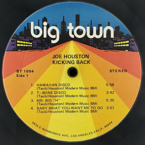 Joe Houston - Kicking Back (LP, Album) (Very Good Plus (VG+ ...