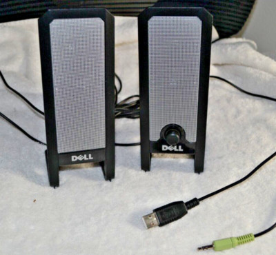 Dell A225 Multimedia Speakers USB-Powered JH909 Volume Wheel Tested ...