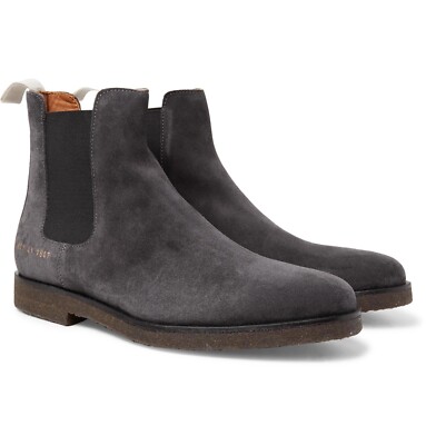 COMMON PROJECTS Sueded Chelsea Boots Size 43 US Mens 10 Originally $670 ...