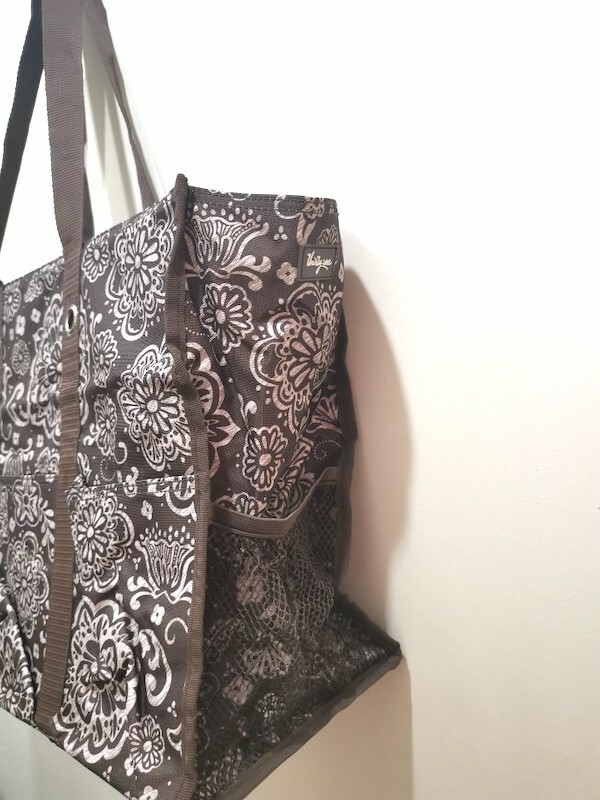 Thirty One Super Organizing Zip Top Utility Beach tote bag 31 gift More ...