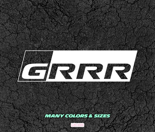 Toyota GR GRRR Gazoo Racing Team Car Decal Sticker - Various Sizes and ...