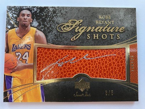 2007-08 Upper Deck Sweet Shot Signature Shots Silver auto Kobe Bryant 3 ...