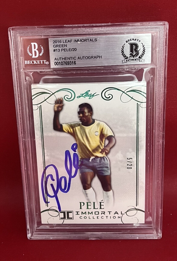 Pele Autographed Memorabilia | Signed Photo, Jersey, Collectibles ...