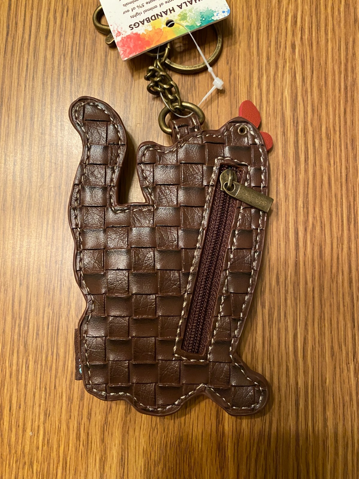 CHALA - CAT KEY FOBS - 7 CHOICES!! Coin Purse on the Back NEW: BLACK ...