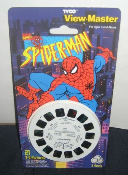 View Master 3d Vtg 1996 TYCO UK - Marvel Spider-man 3 X Reels MOSC RARE ...
