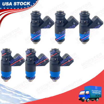 Set of 6 Fuel Injectors For Mercury Outboard 350HP 350HP SCI Verado | eBay