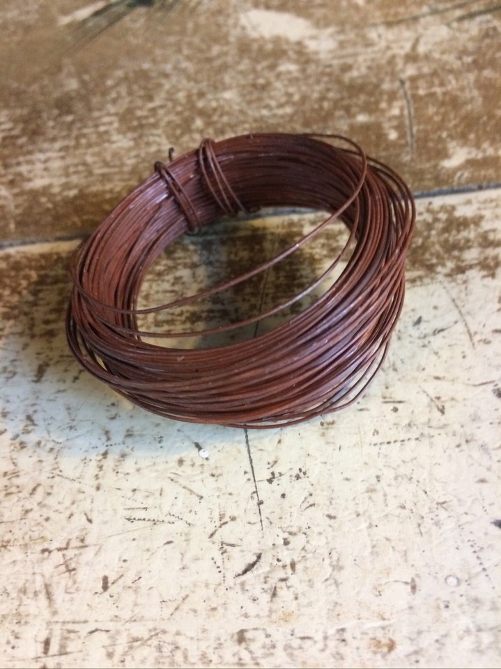 3 Rolls 24 Gauge Primitive Rust Rusty Tin Wire 150ft Holiday Craft ...