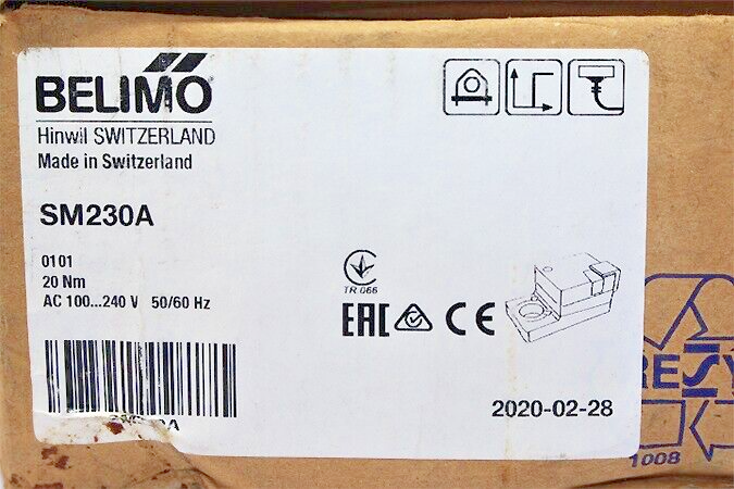 BELIMO SM230A ROTARY ACTUATOR 20 Nm, AC 100…240 V, Open/close | eBay