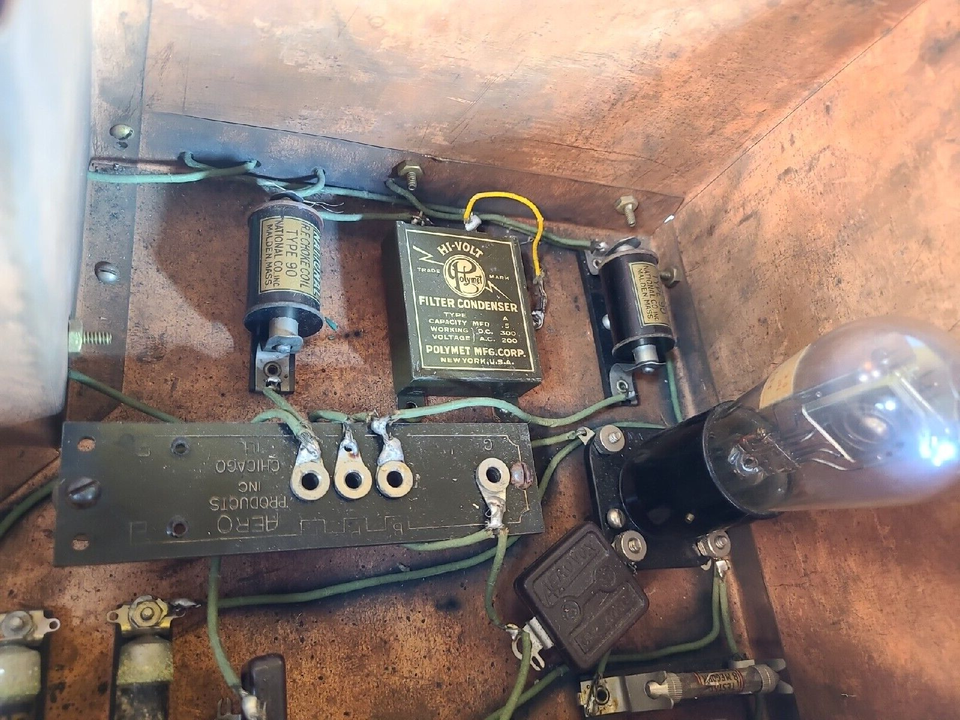 Antique Custom Ham Radio Copper NEUTRODYNE RAF tube kit stereo 91 S3 | eBay