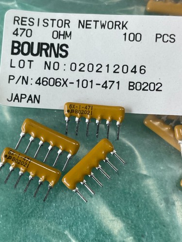 10x 4606X-101-471 470R 2% 3/4W Resistor Networks & Arrays 6pins 470 ...