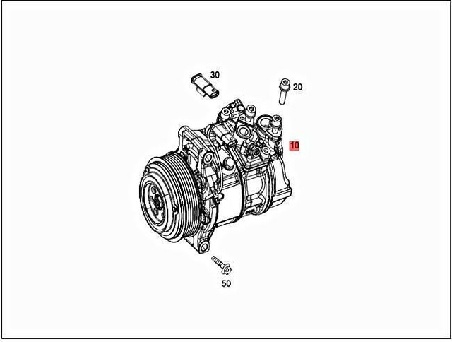 2018 MERCEDES E400 Glc43 AC Compressor Air Pump 0008303202 for sale ...