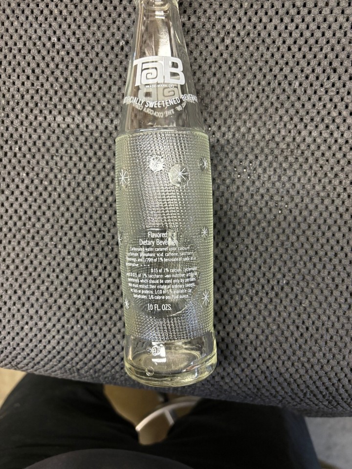 Vintage TAB Soda Bottle 10 oz. Coca Cola | eBay