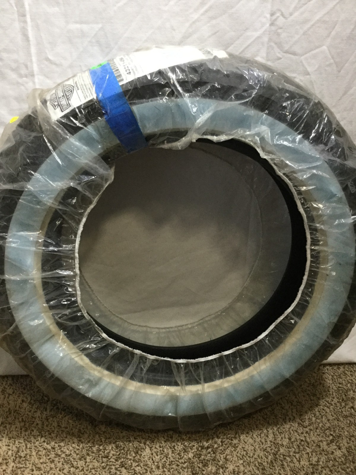 DUNLOP HARLEY-DAVIDSON D408F WIDE WHITEWALL FRONT TIRE 130/90B16 67F ...