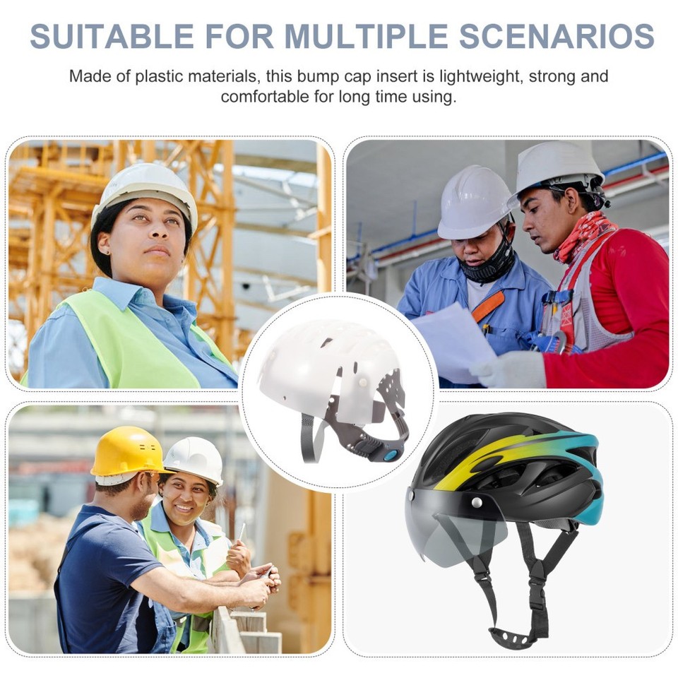 Bump Caps Insert Safety Liner Baseball Hat Insert Liner Head Protective ...