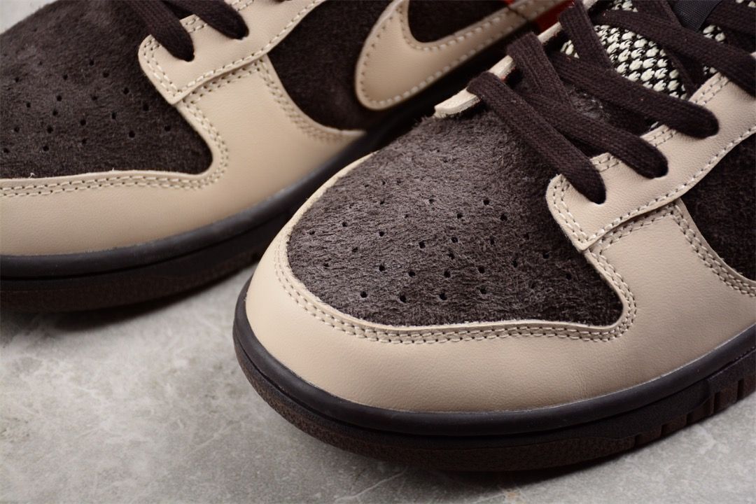 Sz 8-13 Nike Dunk Low Red Panda Velvet Brown Sanddrift Sz 8-13 Nike Dunk Low Red Panda Velvet Brown Sanddrift
