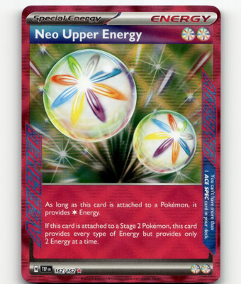 Neo Upper Energy Pokemon • ACE SPEC Rare • 162/162 Temporal Forces | eBay