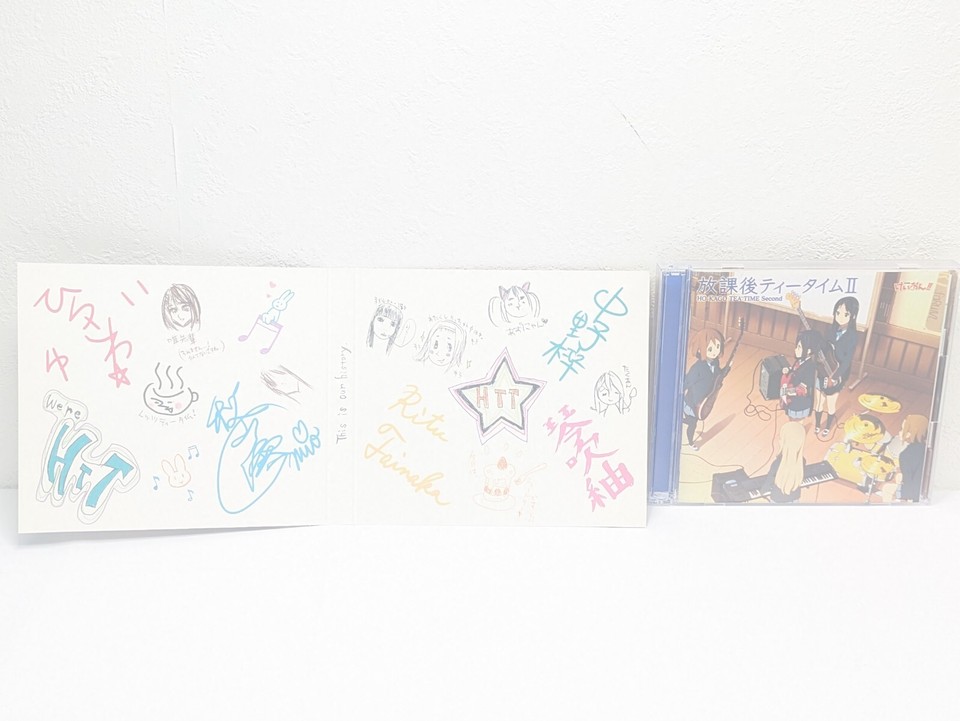 K-ON Houkago Tea Time HTT Japan Anime Album 2CD+1Cassette Tape limited ...