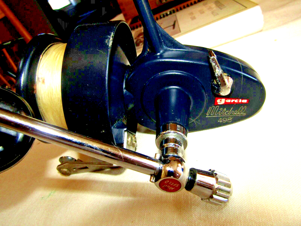 ~~Vintage Garcia Mitchell 498~~PUM (MANUAL PICK UP)~~SALT WATER ...