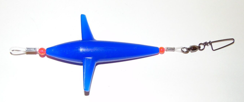 5" Rigged Teaser Trolling Bird Fishing Lure Rig Daisy Chains Spreader ...