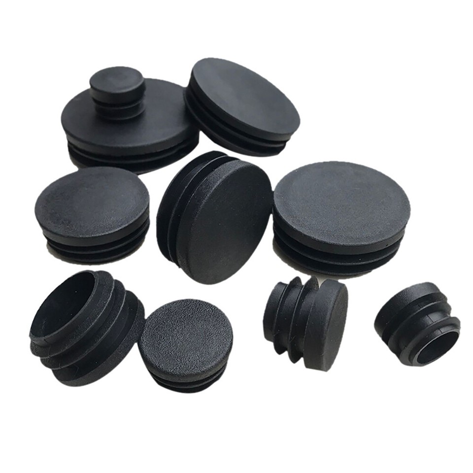 Round Plastic Tube End Caps Insert Bungs Blanking Plugs Stoppers, Chair ...