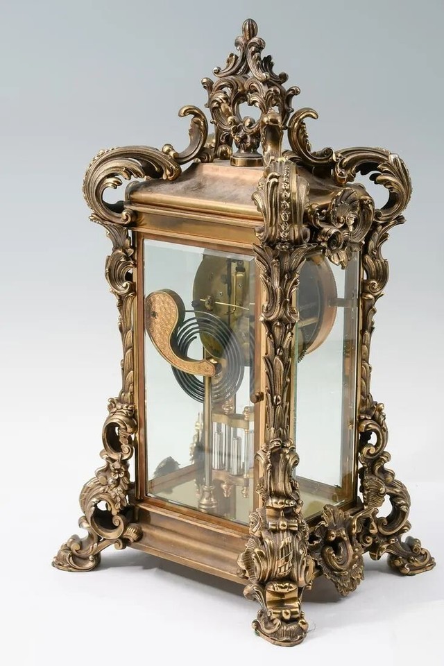 EXTREMELY RARE ANSONIA APEX IN SYRIAN BRONZE, REBUILT CLOCK. | eBay