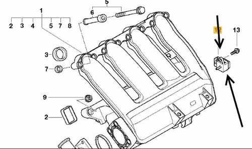 NEW BMW 1 E87 MAP PRESSURE SENSOR 13617787142 ORIGINAL | eBay