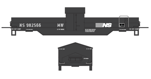 HO Scale - Norfolk Southern Scale Test Car Decal Set | eBay