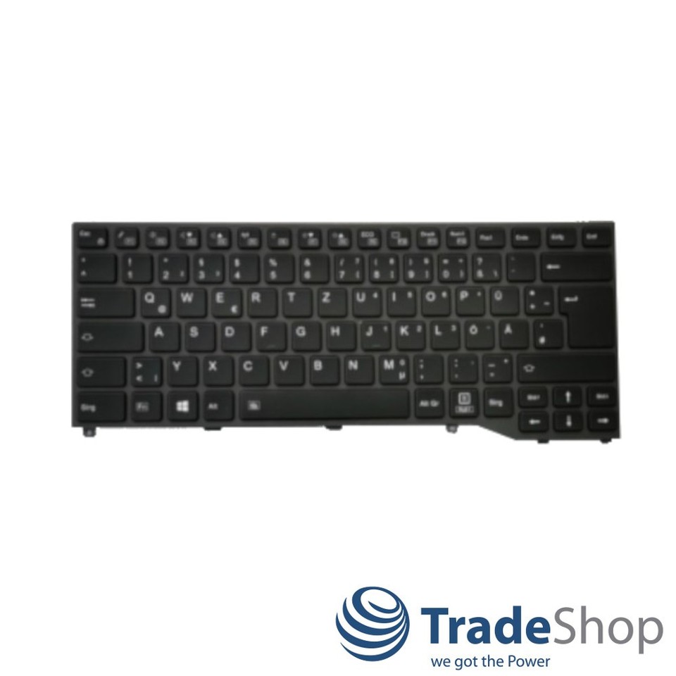 Tastatur für Fujitsu Siemens LifeBook U747 U748 E448 E548 backlit ...