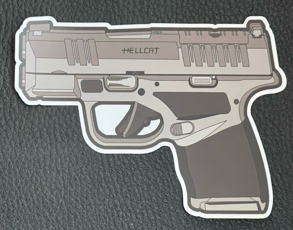 Hellcat Springfield Armory Gun Decal / Sticker | eBay UK
