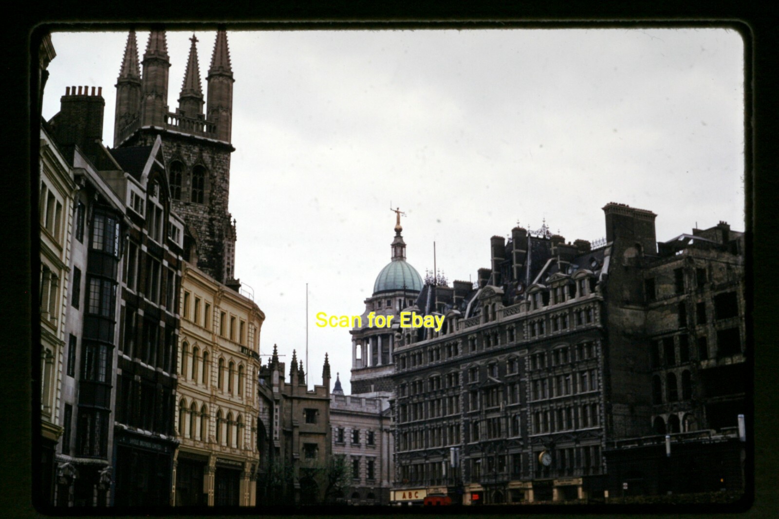 Snow Hill, London, England, UK in 1950's, Original Slide aa 3-8a | eBay