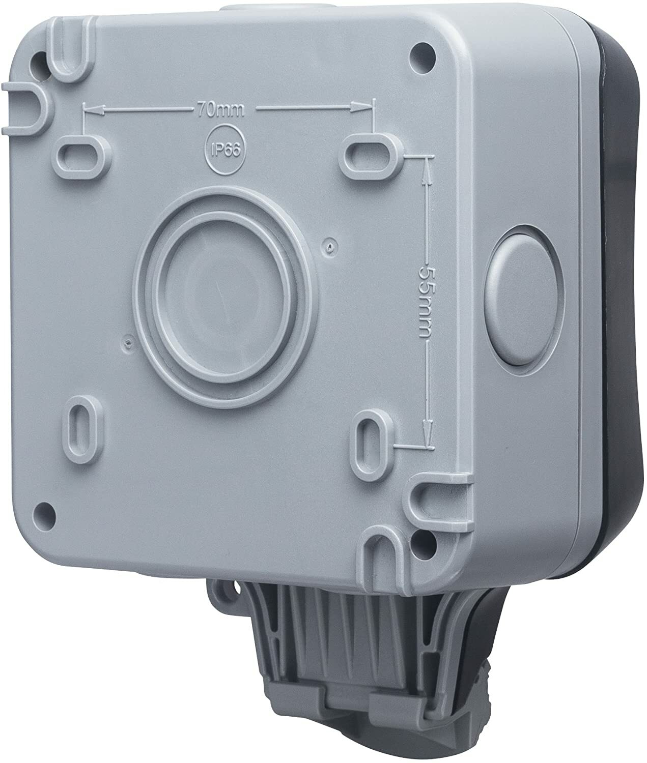 BG WP21 Weatherproof Storm Single Switched 13A Outdoor Socket, IP65 ...