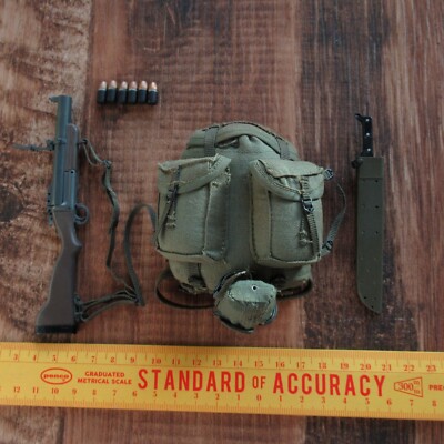 Hot Toys US Navy Seal in Vietnam M60 Gunner 1:6 Backpack machete Thump ...