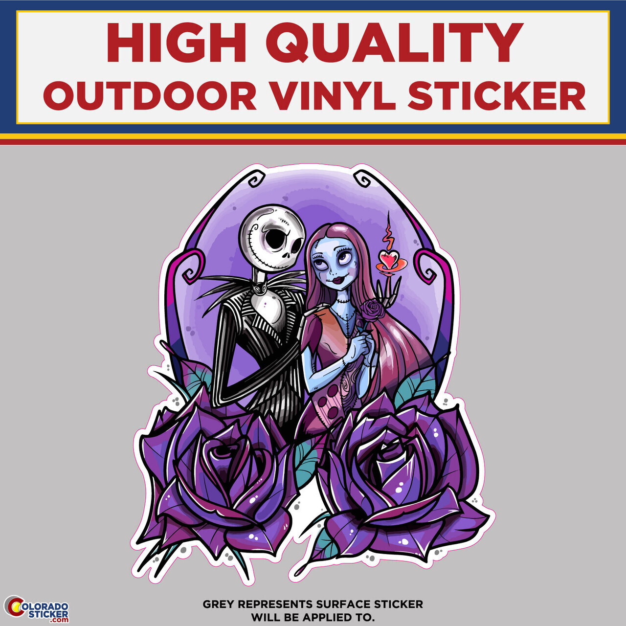 Nightmare Before Christmas Purple Rose Pose, High Quality Vinyl ...