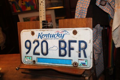 2018 Kentucky License Plate Franklin County 920 BFR | eBay