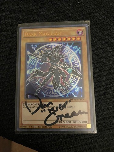 Yugioh Dark Magician with Dan Green's Autograph | eBay