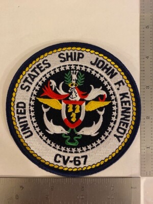 ORIGINAL/AUTHENTIC US Navy's USS John F. KENNEDY (CV-67) Ship Patch ...