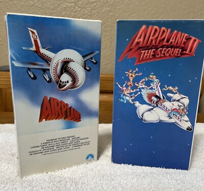 vhs tapes Set Airplane & Airplane2 | eBay