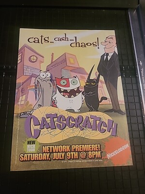 Catscratch Nickelodeon Nicktoon Print Ad 2005 8x11 Great To Frame | eBay