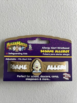 Allermates Allergy Alert Bracelet Sesame Allergy | eBay