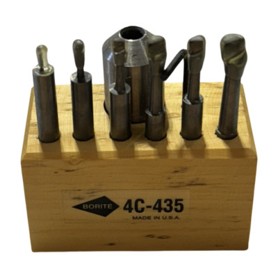 Borite 6 Piece Carbide Miniature Boring Bar Set with 3/4" Shank Holder ...